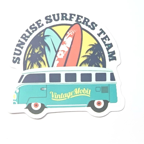 Accessories | Volkswagen Surfing Sticker | Poshmark